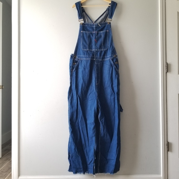 Urban Outfitters | Jeans | Uo Bdg Blue Denim Carpenter Style Overalls ...